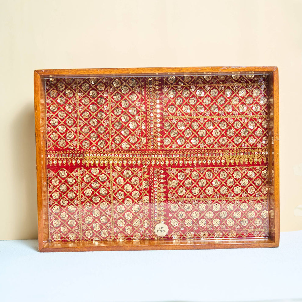Wooden Tray - Rectangle – Art Fitoor
